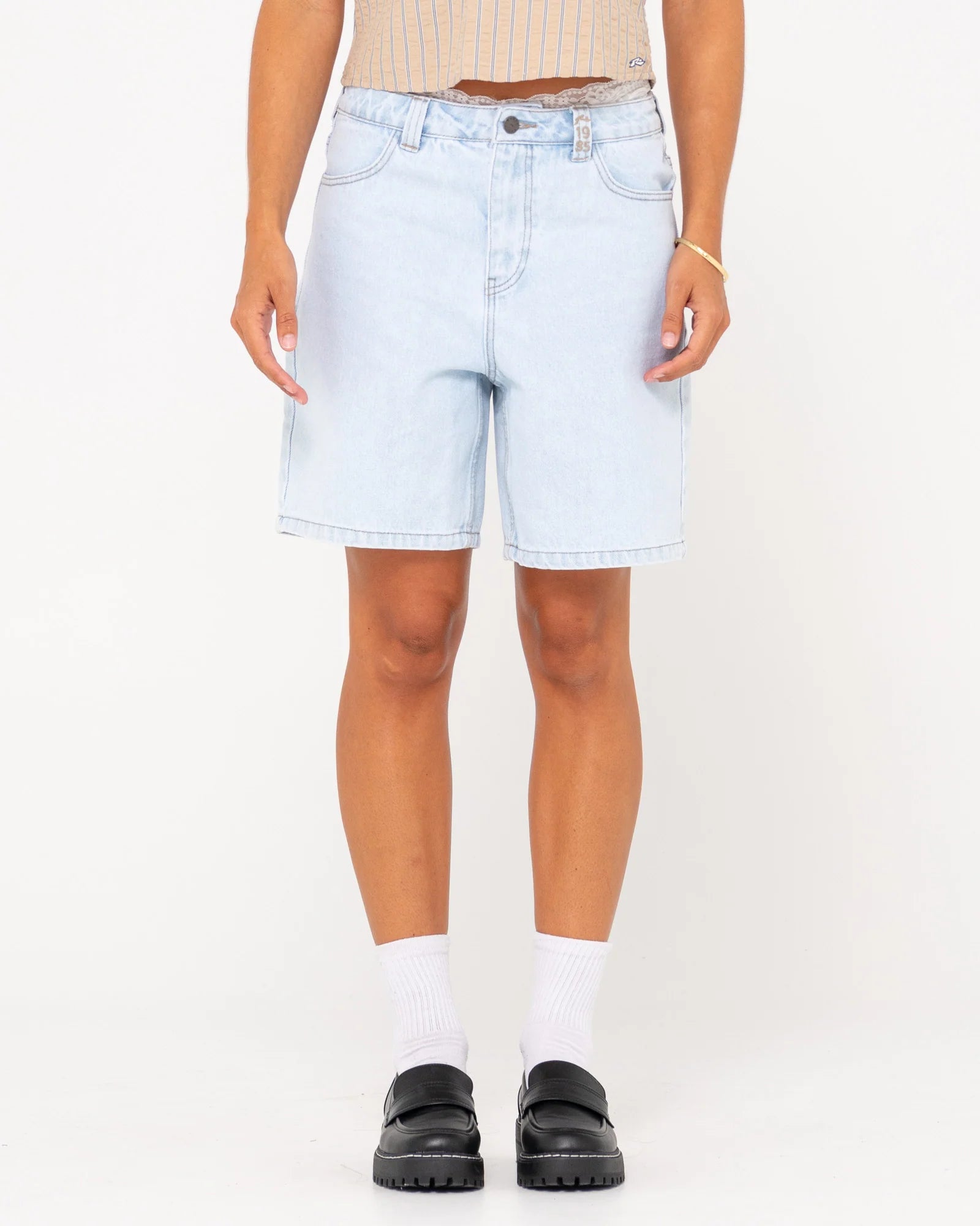 RUSTY HIGH VOLUME DENIM JORT SHORTS – Boutique on Main Street